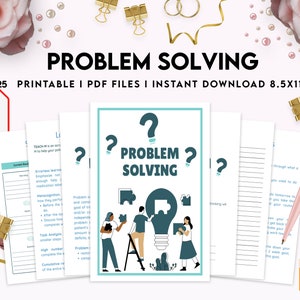 Problem Solving, Decision Making, Therapy Journal, Anxiety Journal ...