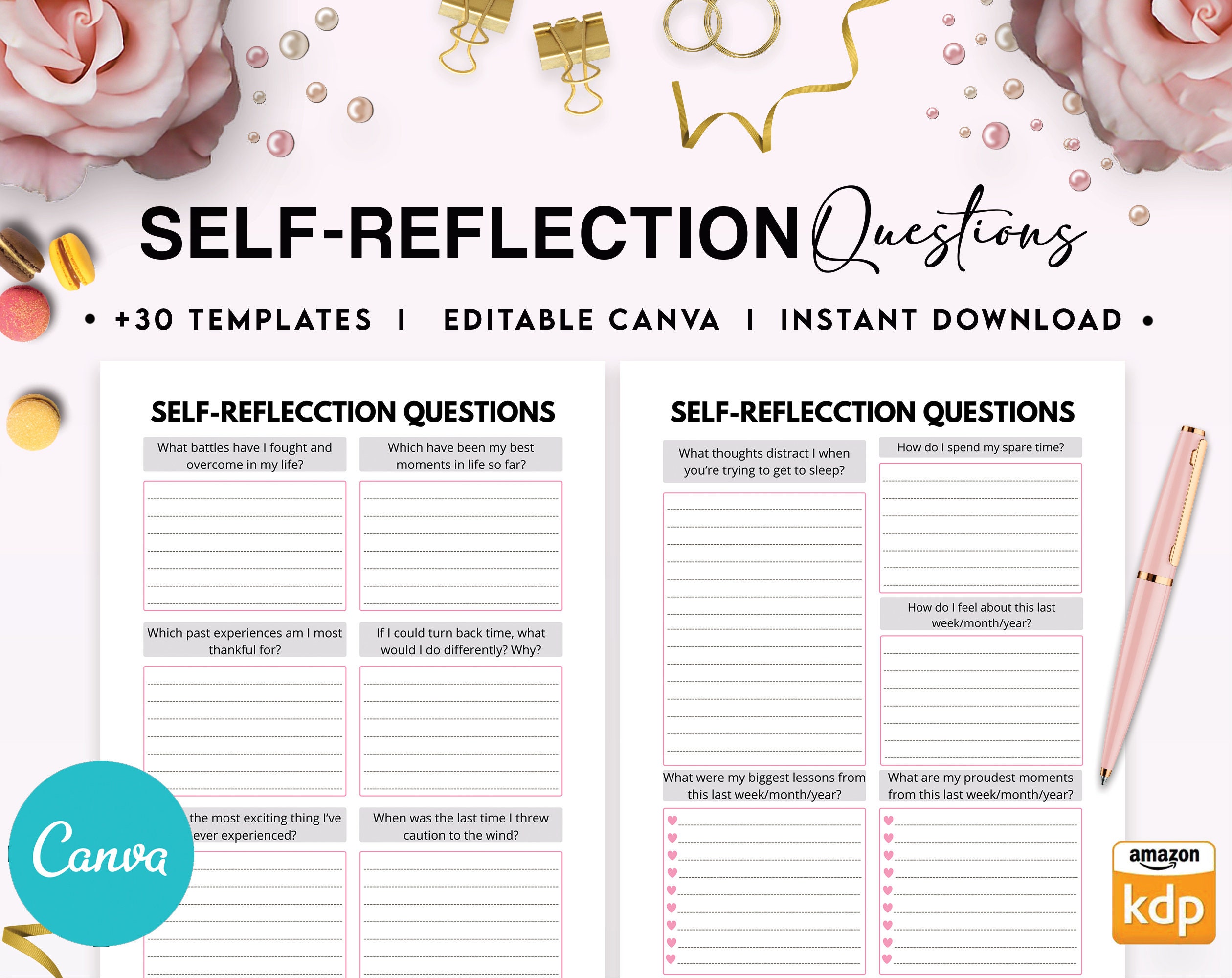 Self-confidence & Self-esteem Guided Journal With Prompts 34 - Etsy