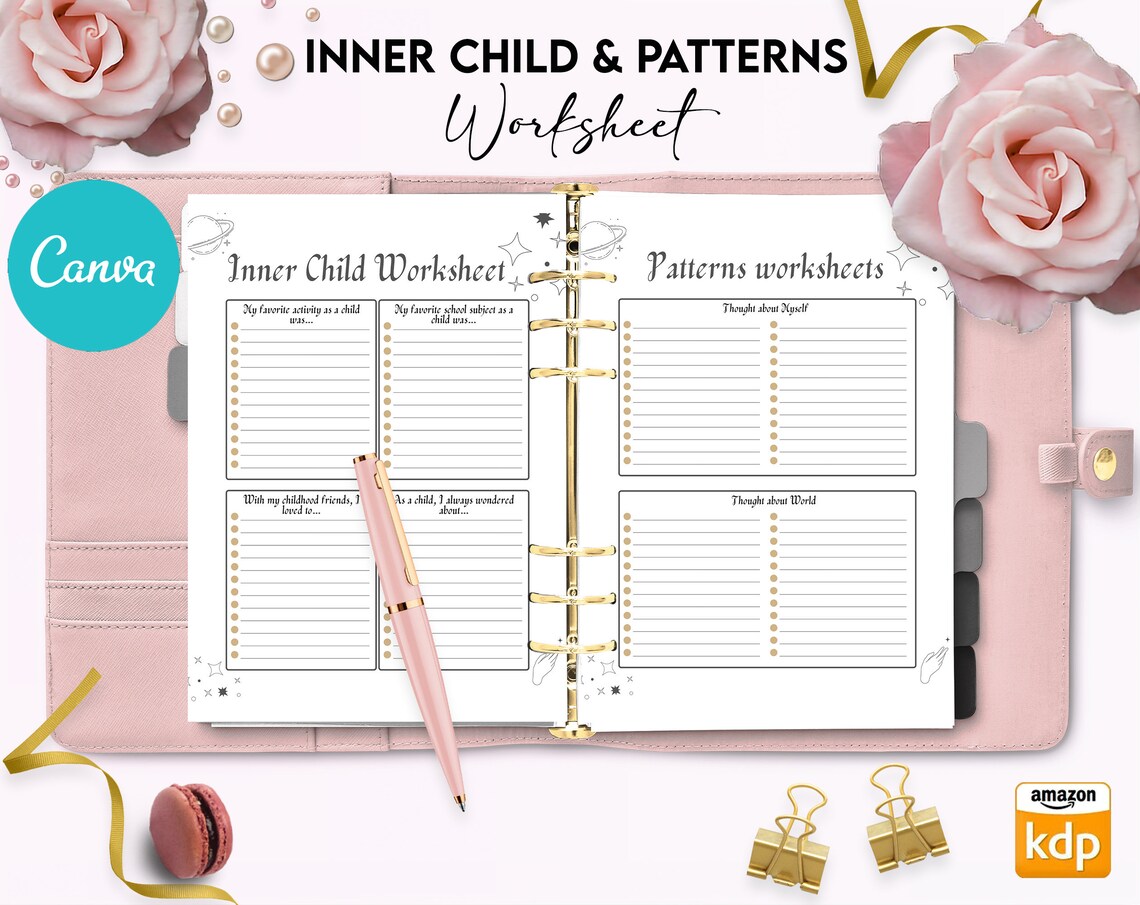 Shadow Work Guided Journal With Prompts 100 Editable - Etsy