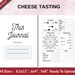 CHEESE Tasting Journal 120 Pages Ready to Upload PDF Used as Low ...