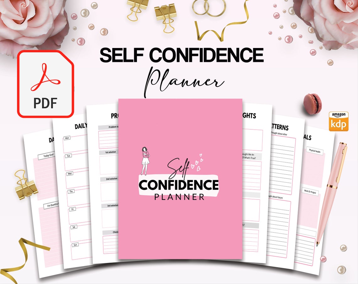Self-confidence Self-esteem Self-care Wellness Self-love Prompts Guided ...