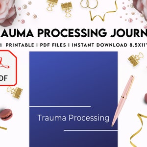 Trauma Processing Journal Pages, Daily Self Care, Mental Health ...