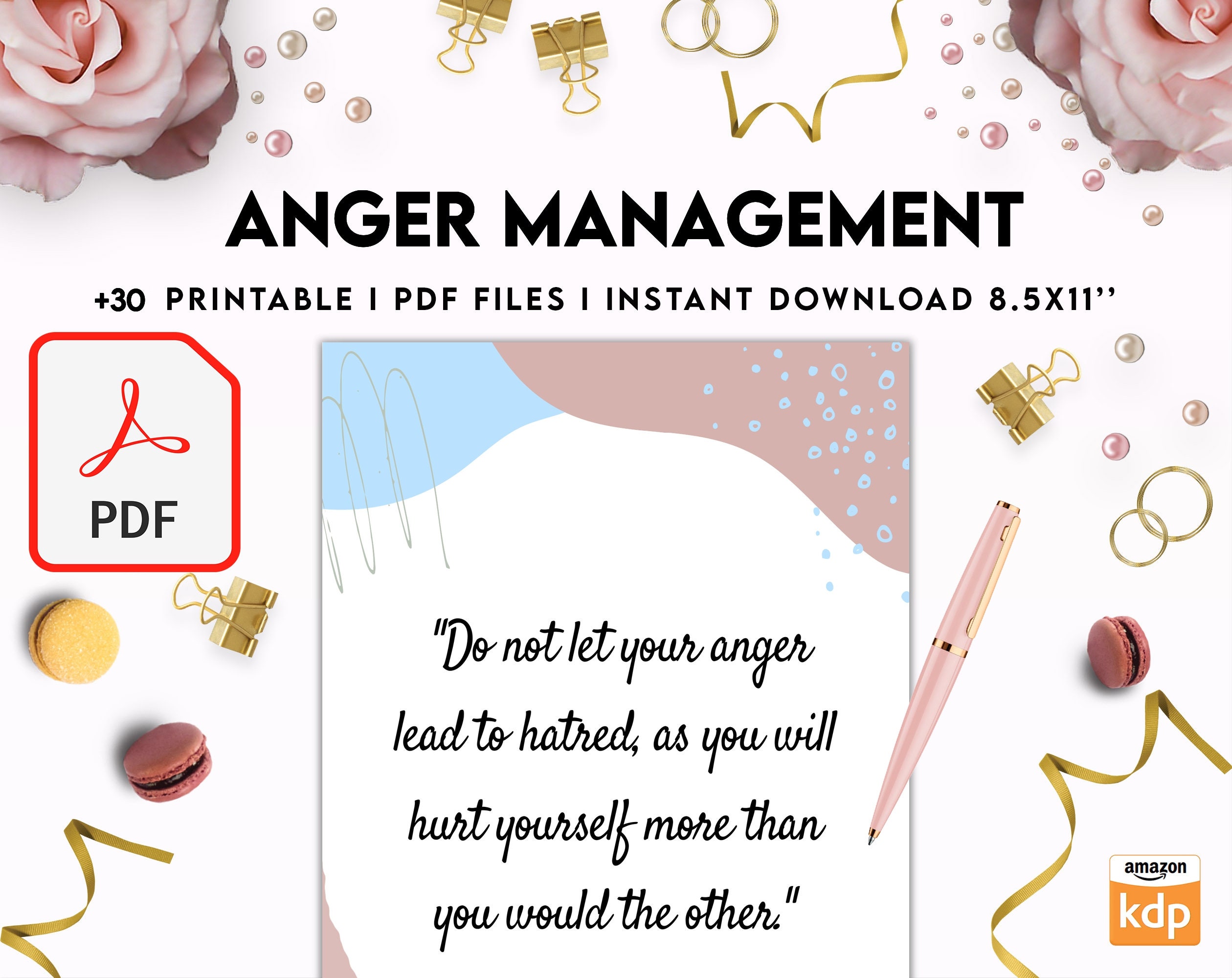 Anger Management for Adults Therapy Journal Mental Health - Etsy