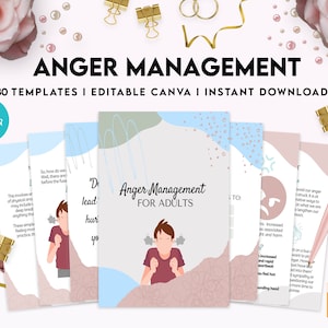 Anger Management for Adults, Therapy Journal , Mental Health, Self Care ...