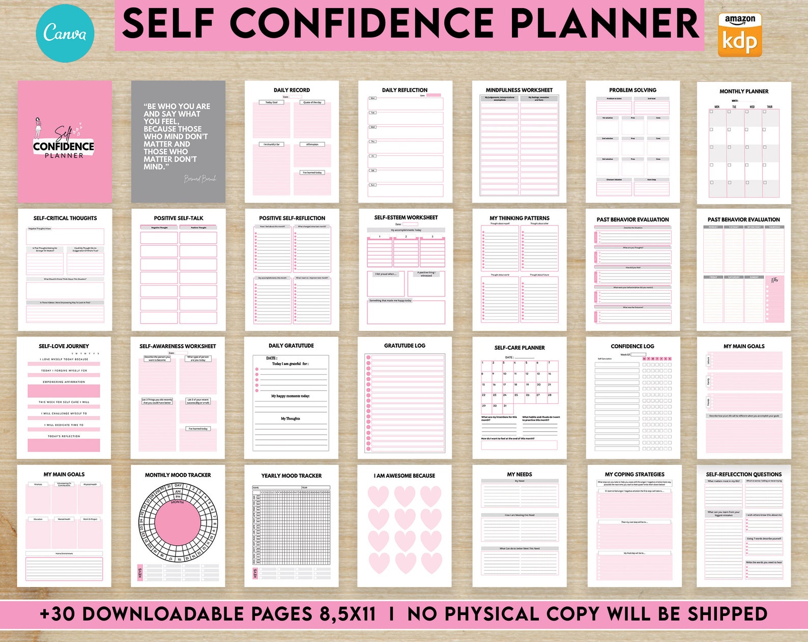 Self-confidence & Self-esteem Guided Journal With Prompts 34 - Etsy