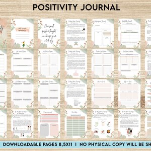 Positivity Journal, Positive Mindset, Happiness Journal - Etsy