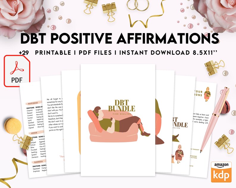 DBT Positive Affirmations Coping Skills Dialectical Behavior - Etsy