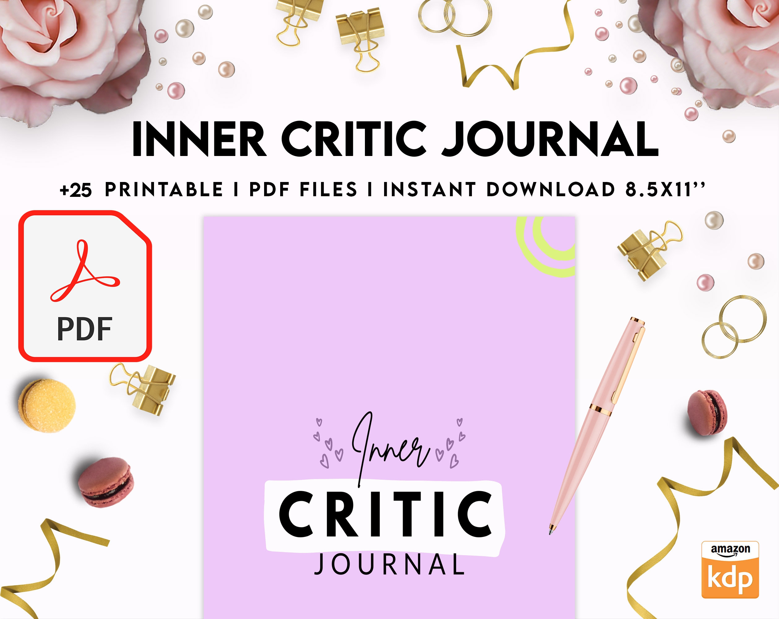 Inner Critic Journal, Self Discovery,self Esteem, Limiting Beliefs ...