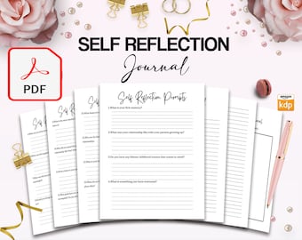 Reflection Cards Mental Wellness Prompts Provoke Deep - Etsy
