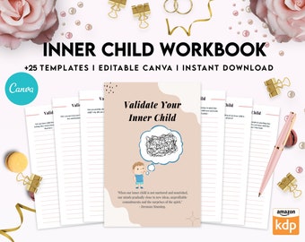 Inner Child Shadow Work Journal Prompts Editable Templates - Etsy
