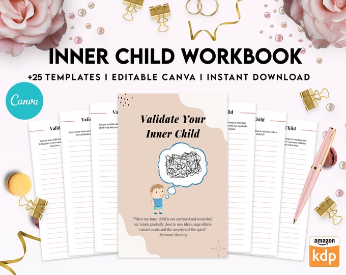 Inner Child Shadow Work Journal Prompts Editable Templates - Etsy