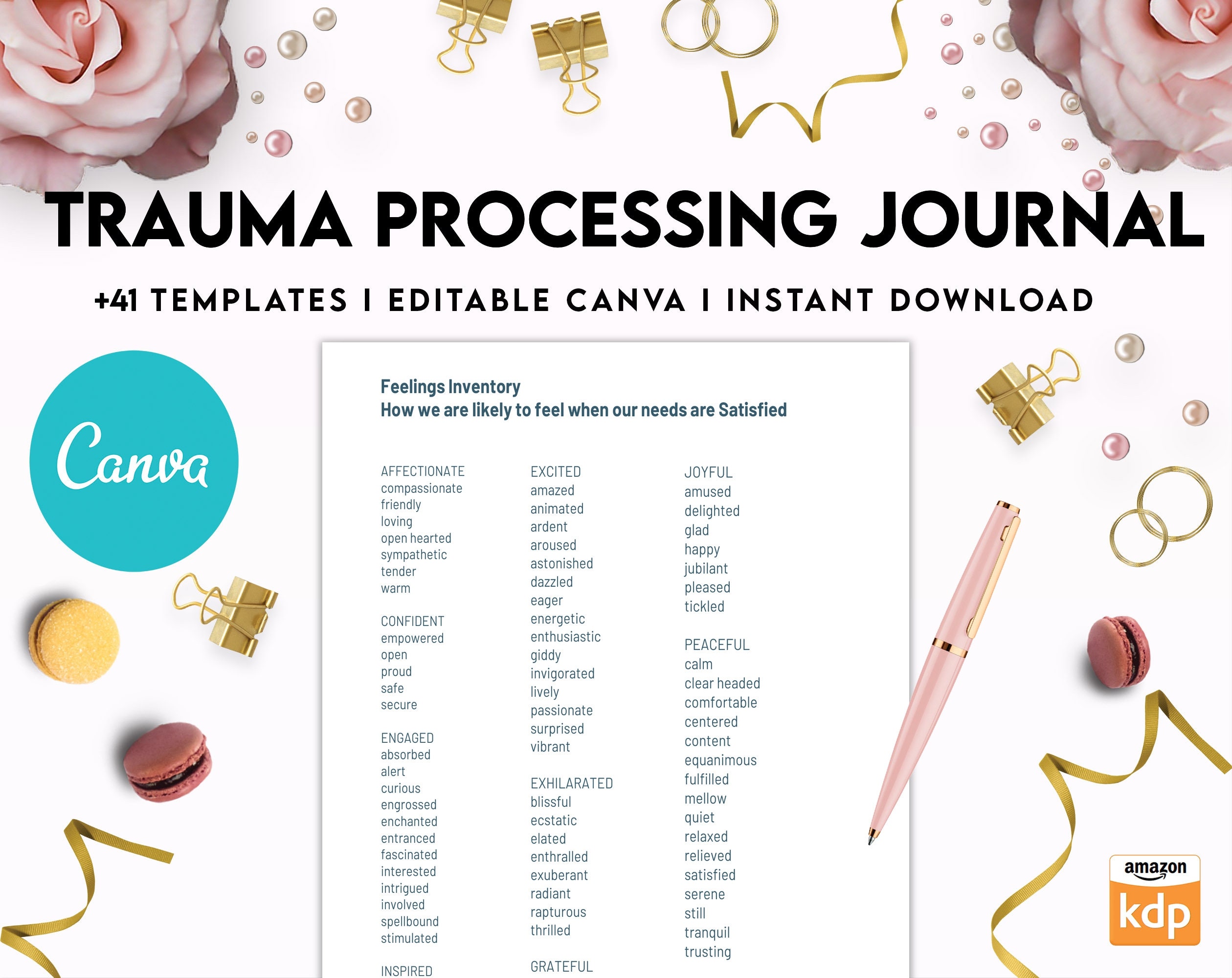 Trauma Processing Journal , Trauma Therapy, PTSD Worksheets, Emotion ...