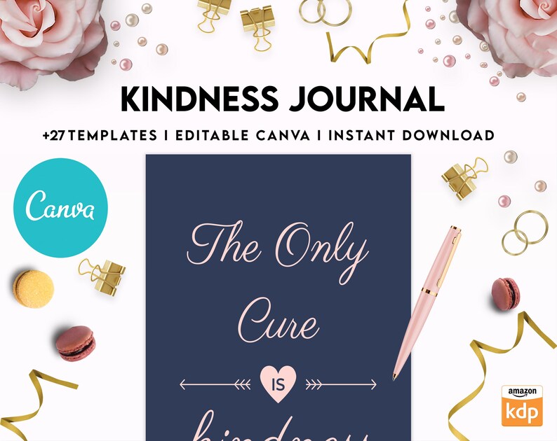 Kindness Journal, Act of Kindness, Therapy Journal , Self Discovery ...