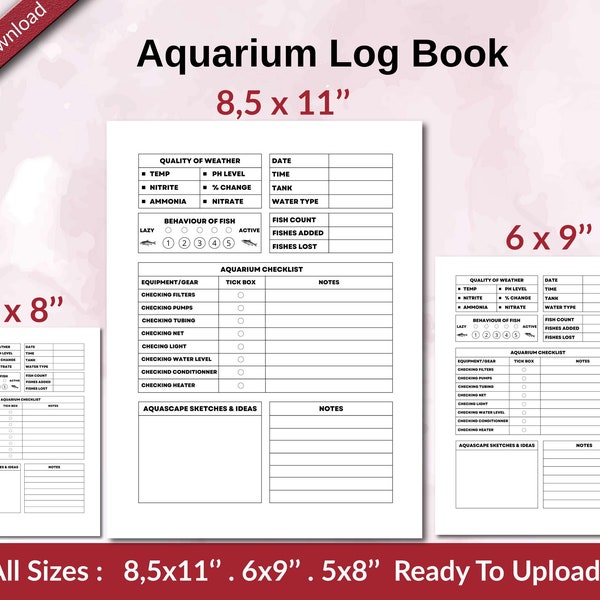 Aquarium Planner - Etsy