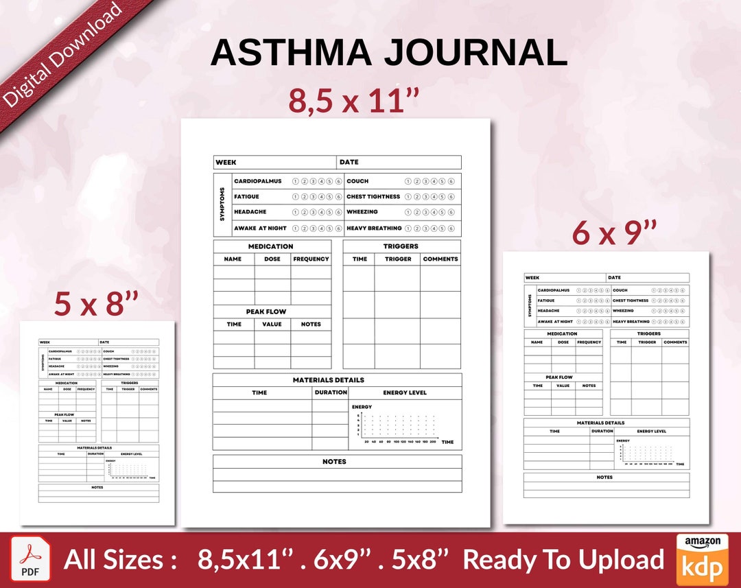 ASTHMA Journal 120 Pages Ready to Upload PDF Used as Low Content ...