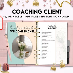 Coaching Client Welcome Packet, Client Onboarding Bundle, Life Coach ...