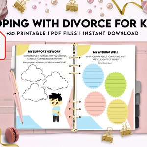 Coping With Divorce for Kids, Kids Therapy, Coping Skills, Divorce Kids ...