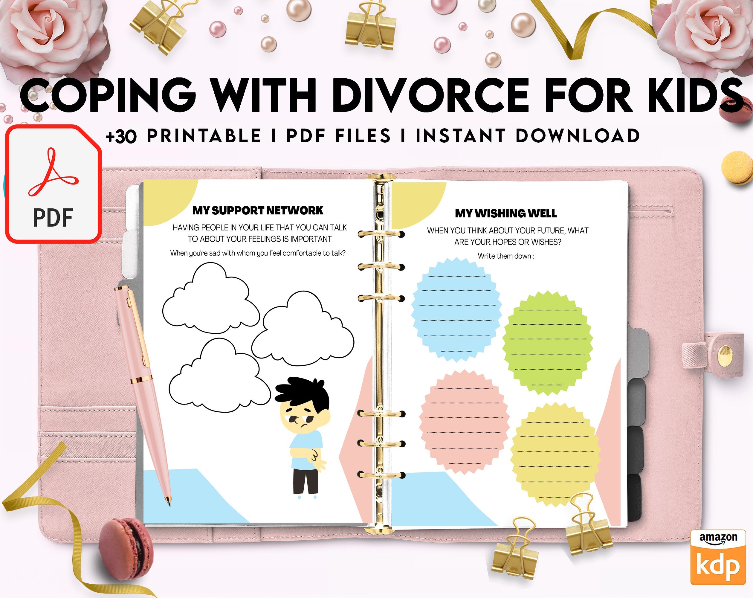 Coping With Divorce for Kids Kids Therapy Coping Skills - Etsy