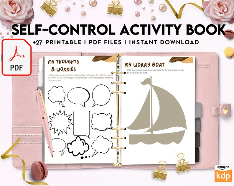Control Printable Interactive Worksheet Journal Inserts Planner ...