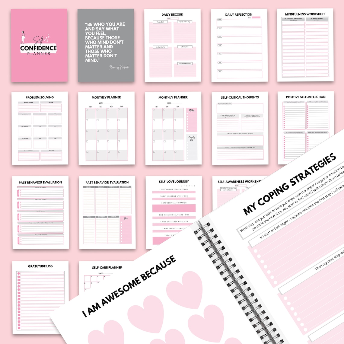 Self-confidence & Self-esteem Guided Journal With Prompts 34 - Etsy