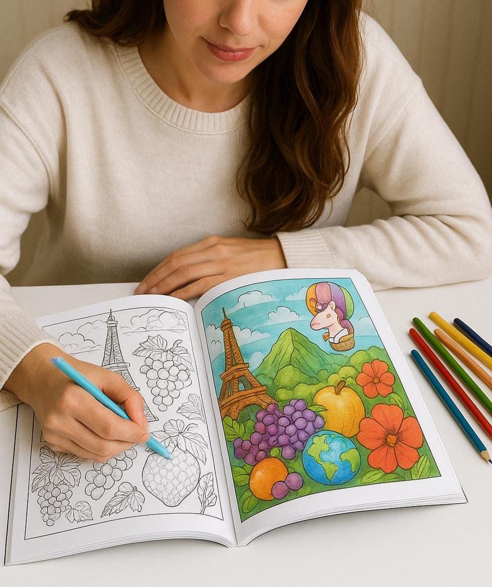 World of Wonders Coloring Book for Adults 260 Pages, Cozy Stress Relief ...