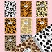 Safari African Animal Book Cover Template Bundle Canva Editable for ...