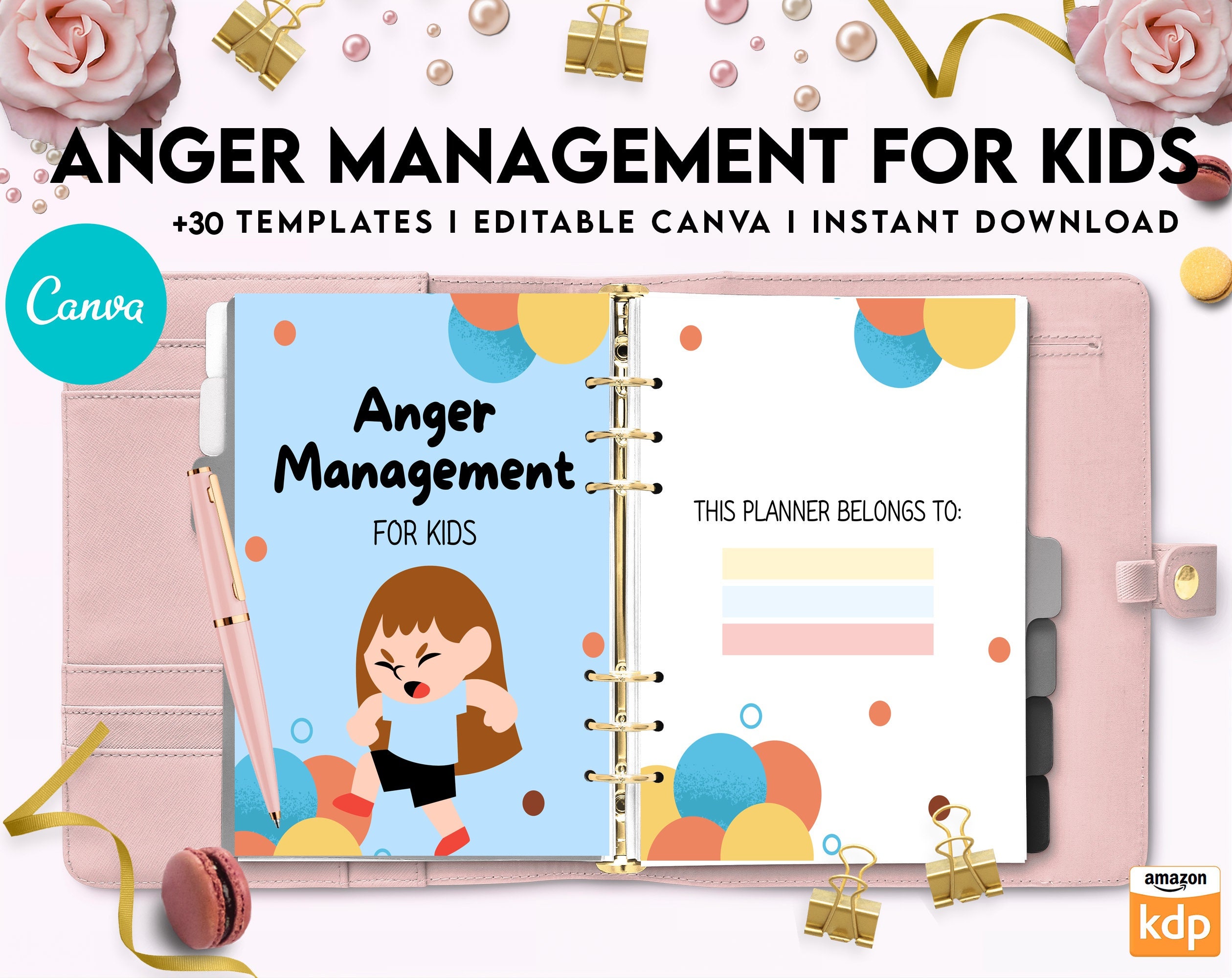 Anger Management for Kids Kids Therapy Journal Kids Self - Etsy