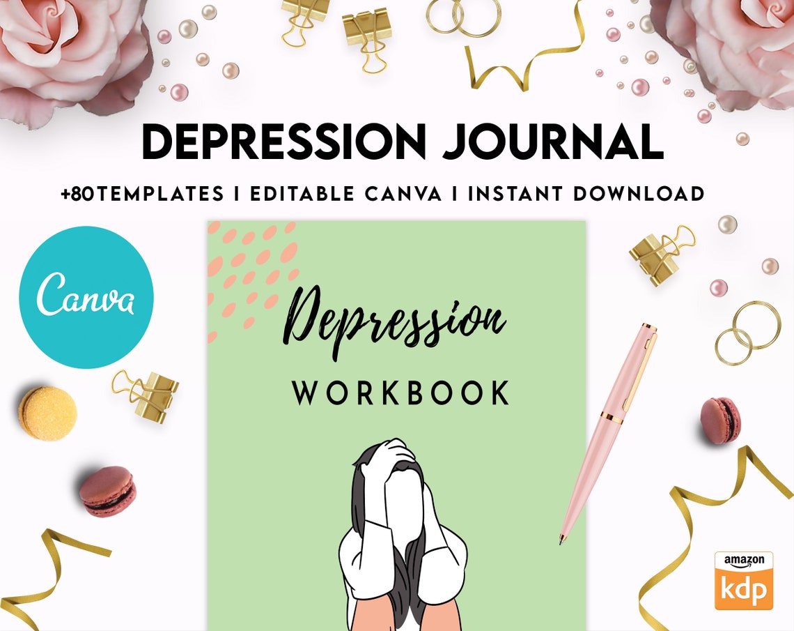 Depression Journal Therapy Journal Mental Health Journal - Etsy