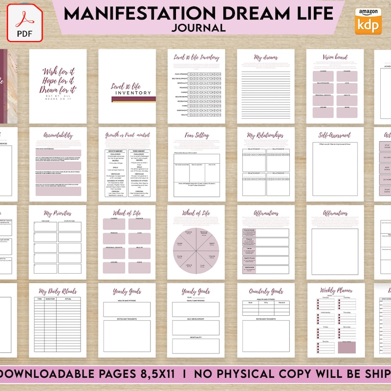 Manifestation Printable - Etsy