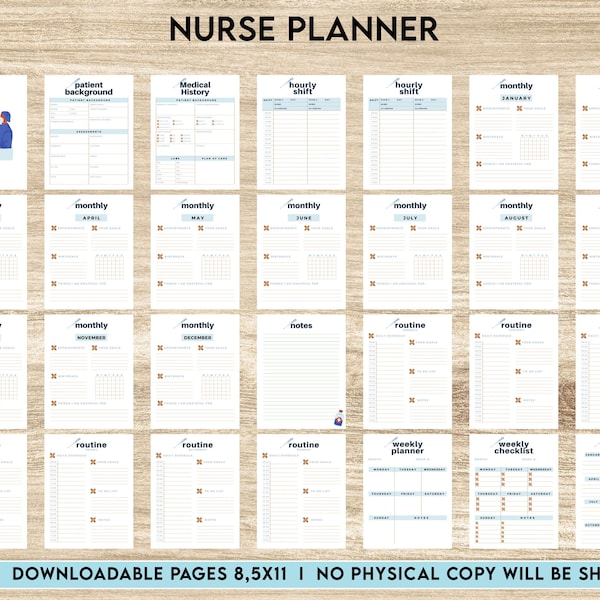 Nurse Planner - Etsy