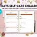 30 Day Self-care Challenge, Self Care Journal, Self Care Planner ...