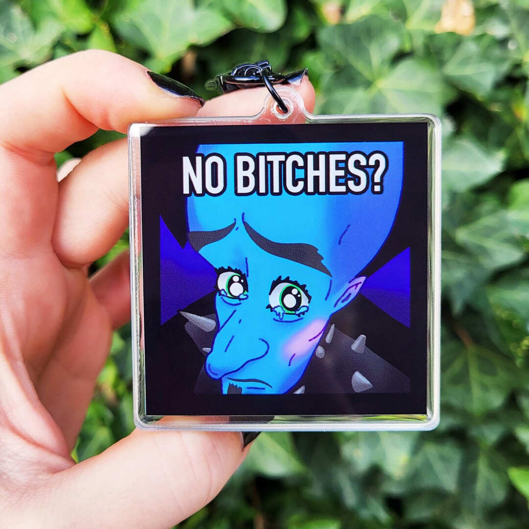 Megamind Meme, Funny Internet Gift, Acrylic Charm Keychain for Bags ...