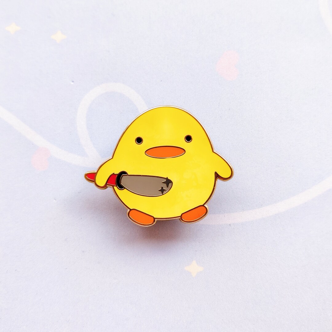 Cursed Duck Enamel Pin - Etsy