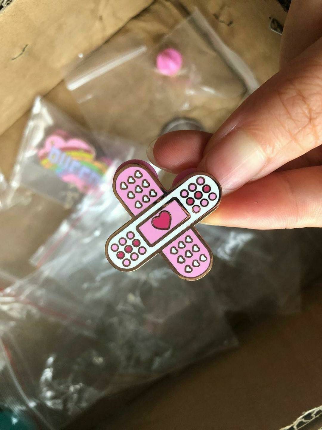 Menhera Plaster Pin - Etsy