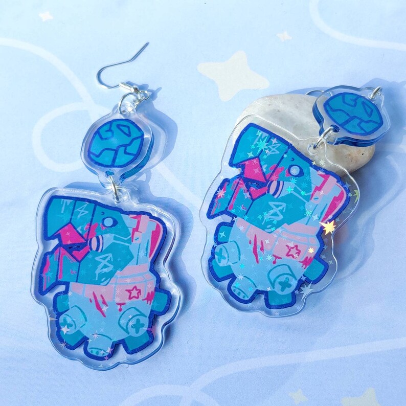 Arcane Jinx Powder Bomb Acrylic Earrings / Charm - Etsy UK