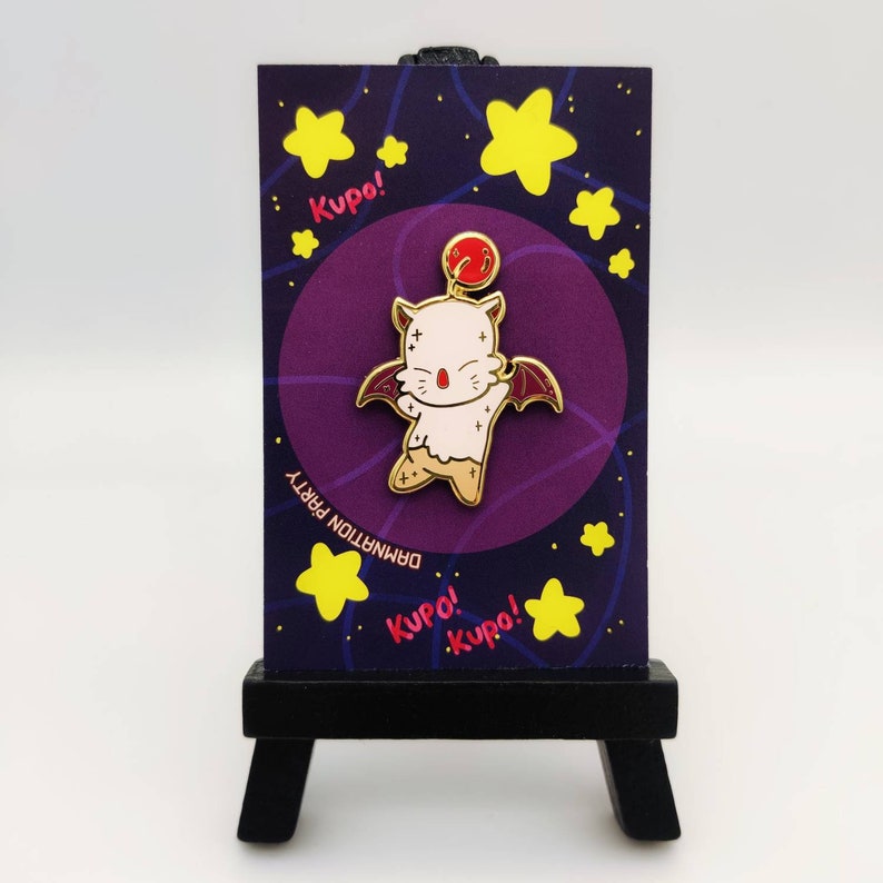 Moogle Final Fantasy Enamel Pin - Etsy