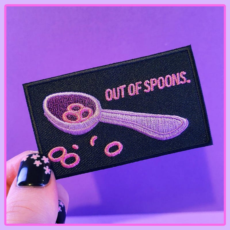 No Spoons Patch - Etsy