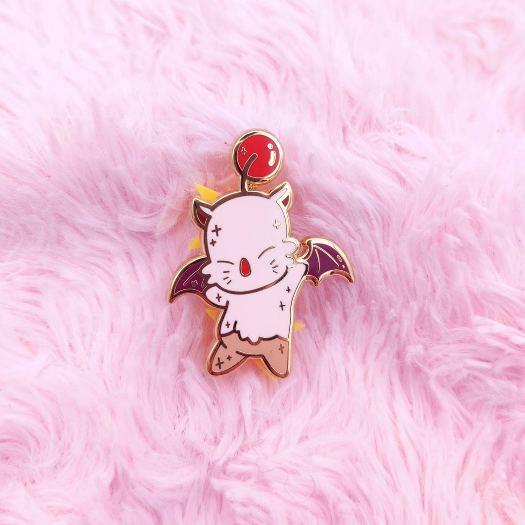 Moogle Final Fantasy Enamel Pin - Etsy