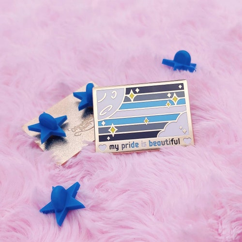 Non Binary Enby LGBTQIA Enamel Pin - Etsy