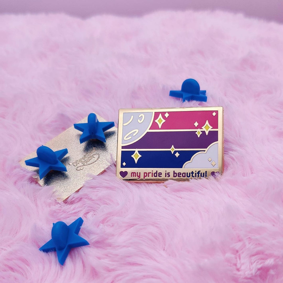 Bisexual Bi LGBTQIA Enamel Pin - Etsy