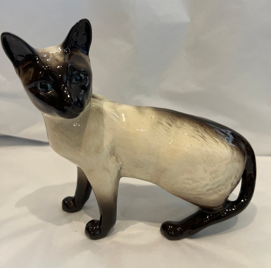 True Vintage Beswick Siamese Cat Model 1897 - Etsy