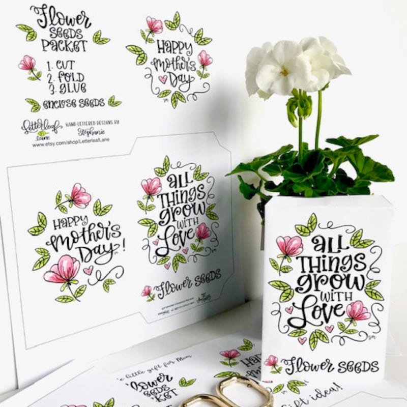 Mothers Day Calligraphy - Etsy