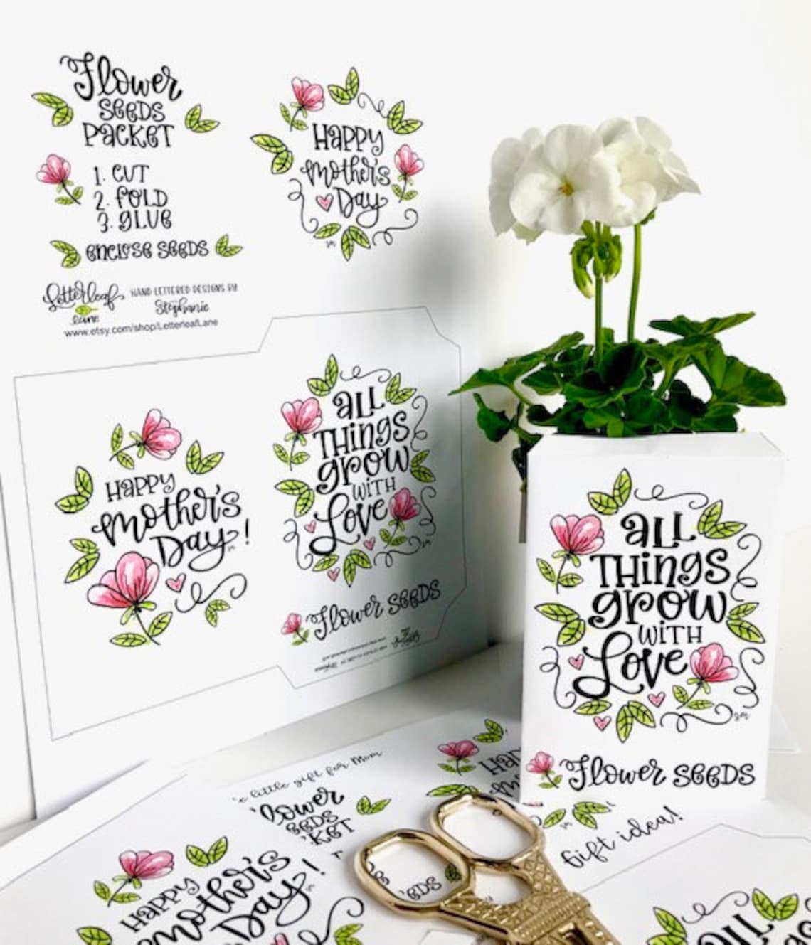 This Cute Printable Mother's Day Seed Packet is the Perfect Little Gift ...