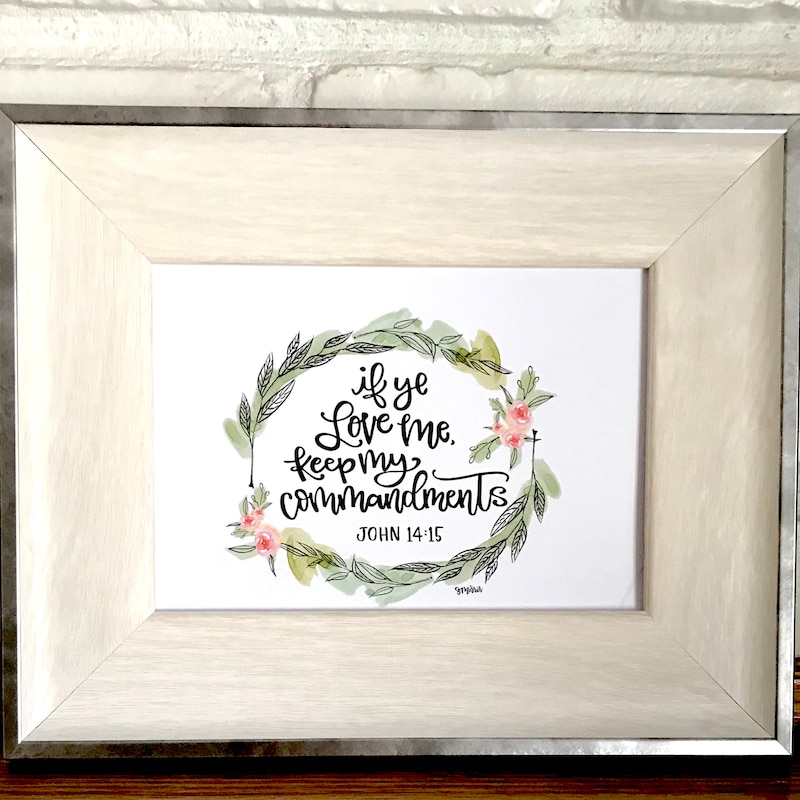 Keep My Commandments - Etsy