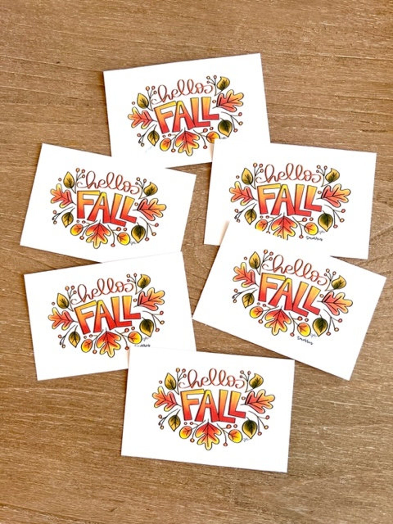 Hello Fall! Printable Gift Tags- This Cute Digital Download is Perfect ...