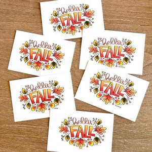 Hello Fall! Printable Gift Tags- This Cute Digital Download is Perfect ...