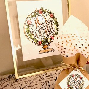 Printable Art Hand Lettered joy to the World - Etsy