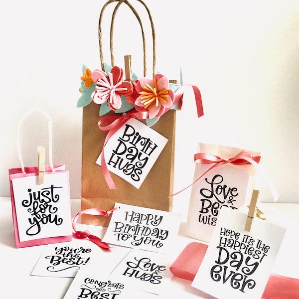 Best Wishes Gift Tag - Etsy