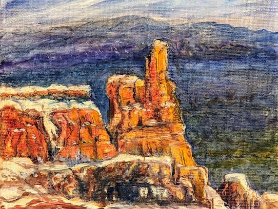 Bryce Canyon Utah Painting Original Art Utah National Park Art by ...