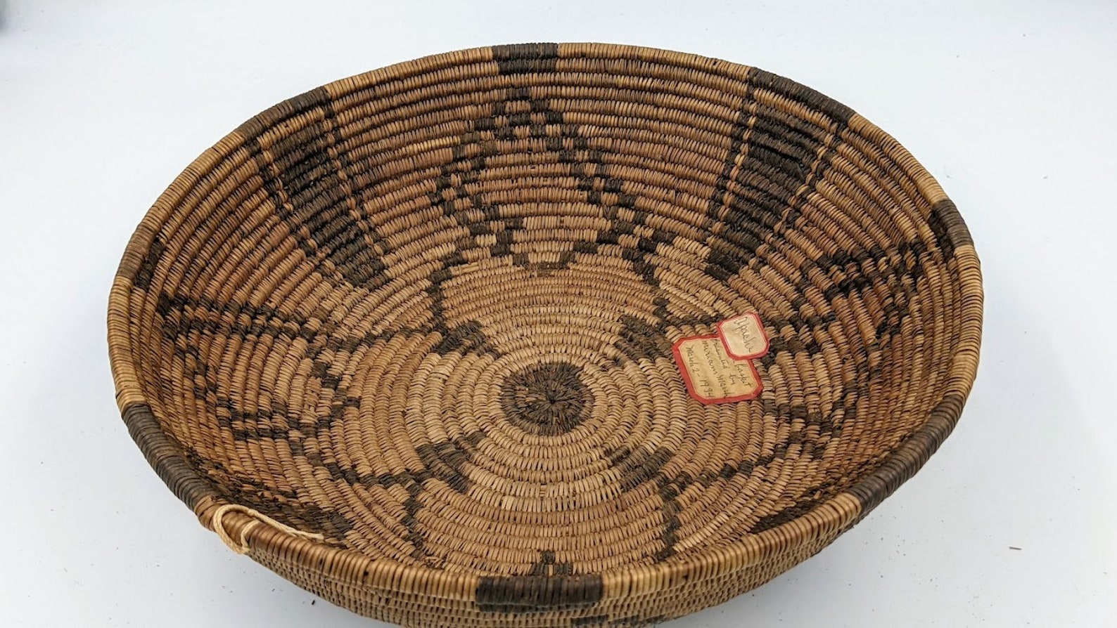 Antique Apache Indian Basket Tray With 1934 Label - Etsy